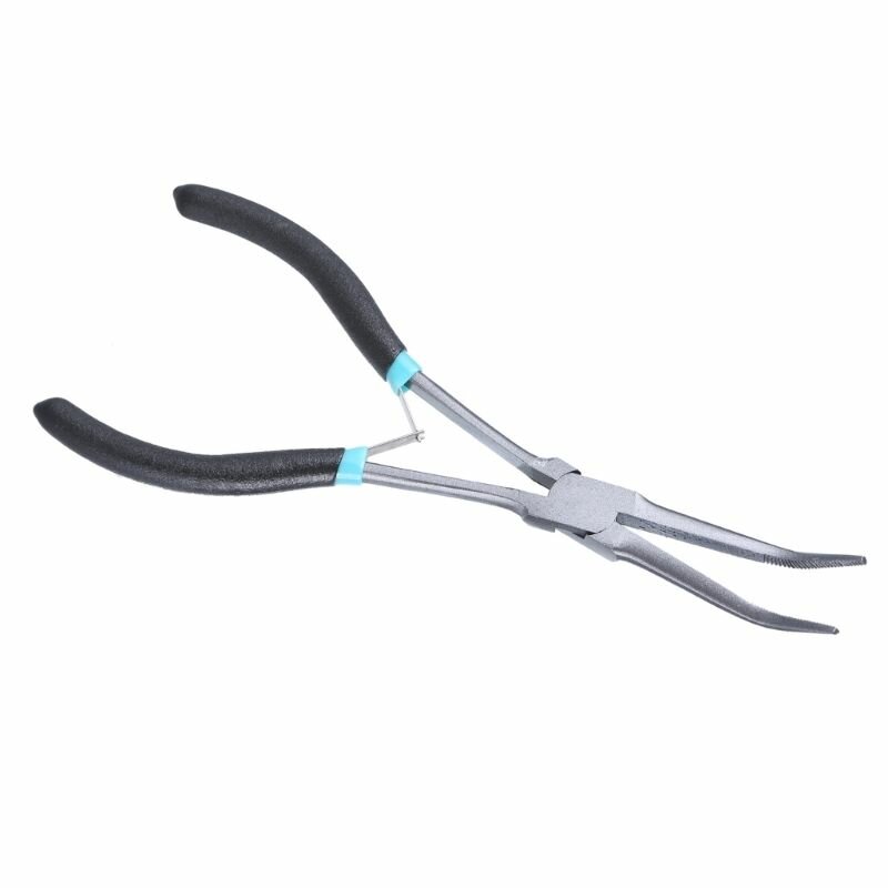 Рыболовные плоскогубцы с изогнутым горлом