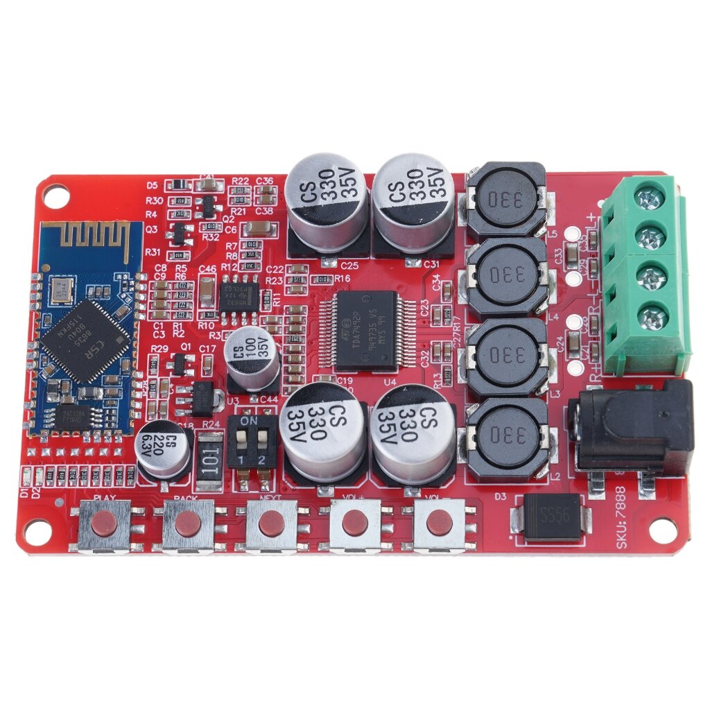 Плата усилителя мощности TDA7492P Bluetooth плата усилителя мощности приема звука Bluetooth
