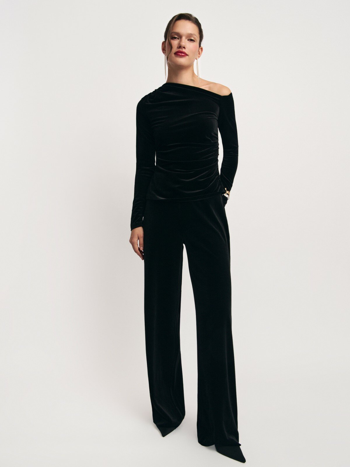 Брюки трубы Новый год