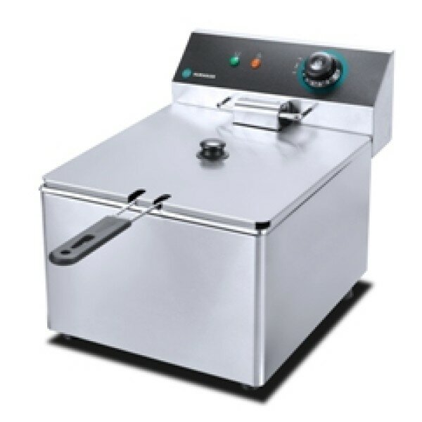 Фритюрница Hurakan HKN-FD4N, 4 л, нерж. сталь, поворотное управление, настольная, 2кВт