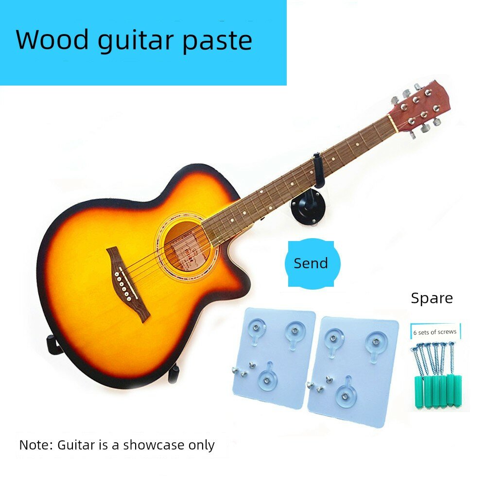 Косой крючок для гитары без гвоздей, косая вешалка для гитары, скрипка, укулеле, специальный косой настенный крючок