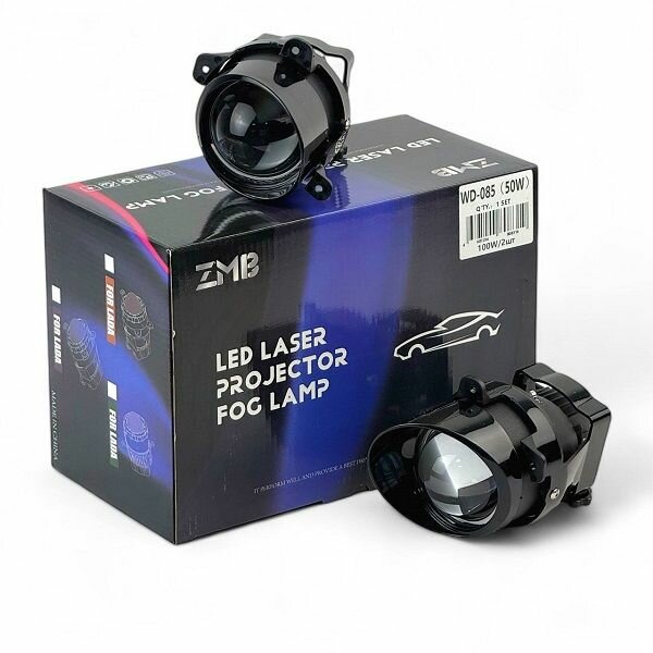 Противотуманная фара LED Лада Гранта/Калина линза 50W