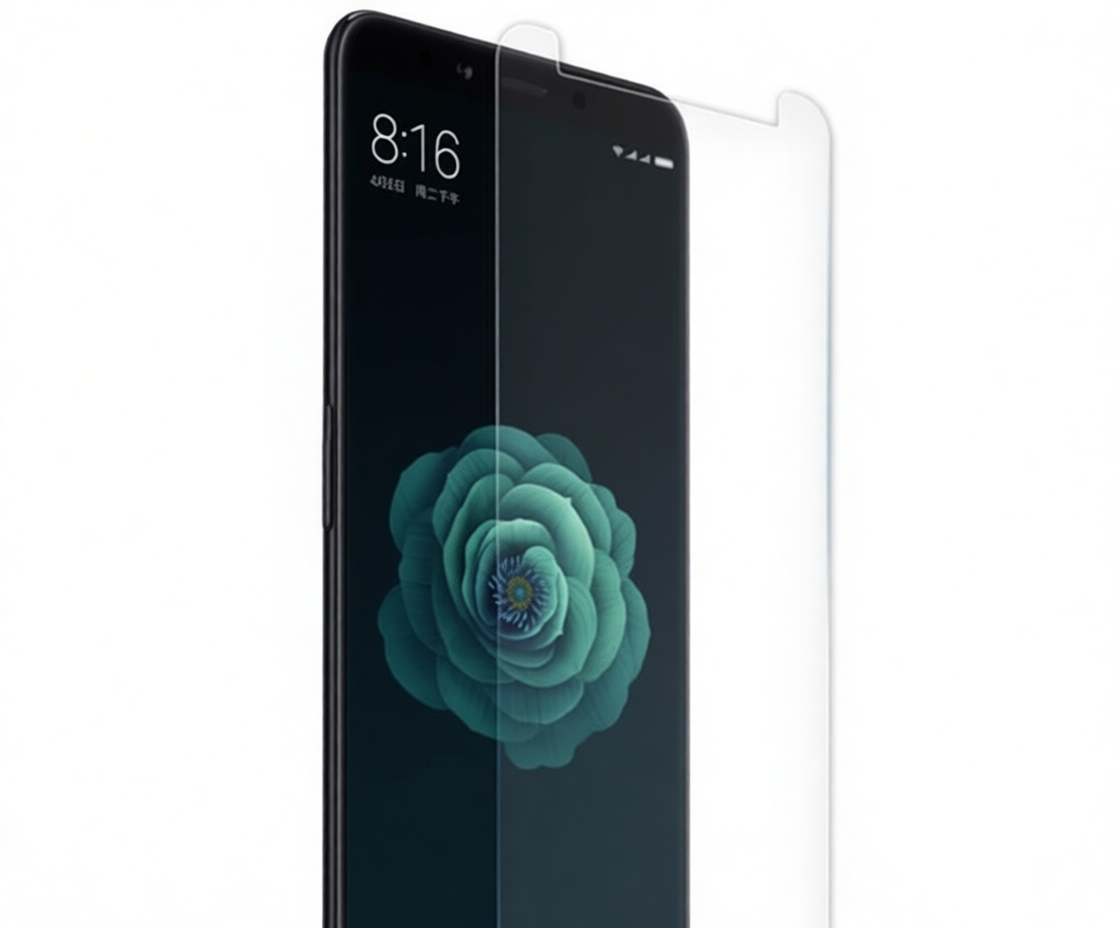 Защитное закалённое противоударное стекло (НЕ загнутое) для телефона Meizu Note 9 из материала с олеофобным покрытием