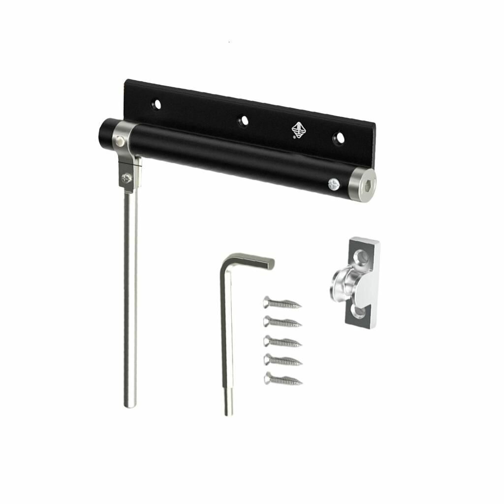 Бытовой доводчик для раздвижных дверей с отскоком-черный доводчик TL22