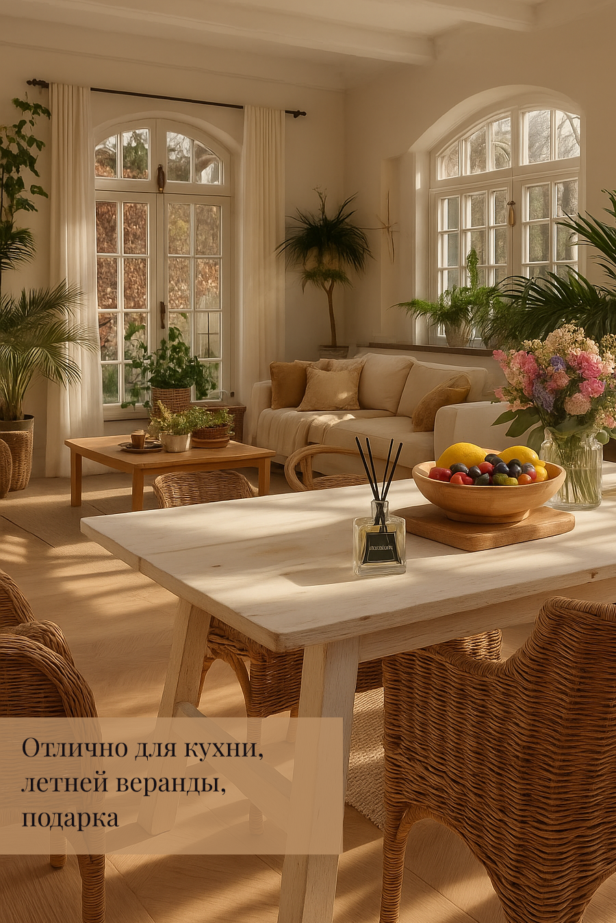 Диффузор ароматический "Mango Peach Strawberry", с палочками, 150мл — фото 1