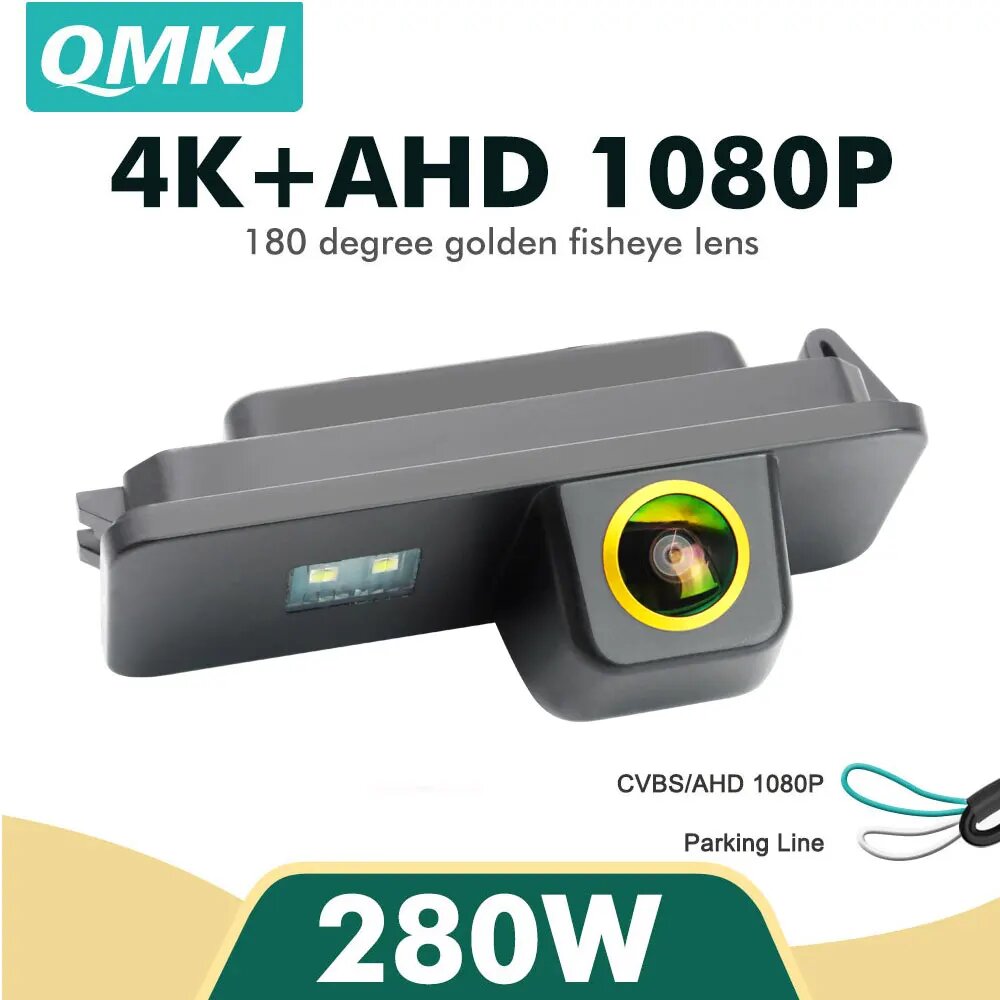 180-градусная AHD 1080P специальная автомобильная камера заднего вида для VW Golf V Golf 5 Scirocco Eos Lupo Passat CC Polo (2 клетки) Phaeton Beetle