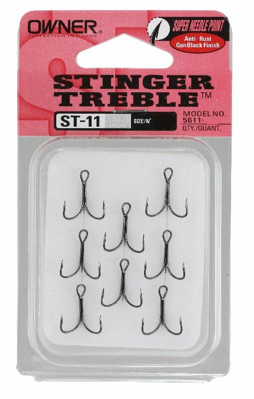 OWNER Крючок тройной ST-11 BC №16 8шт