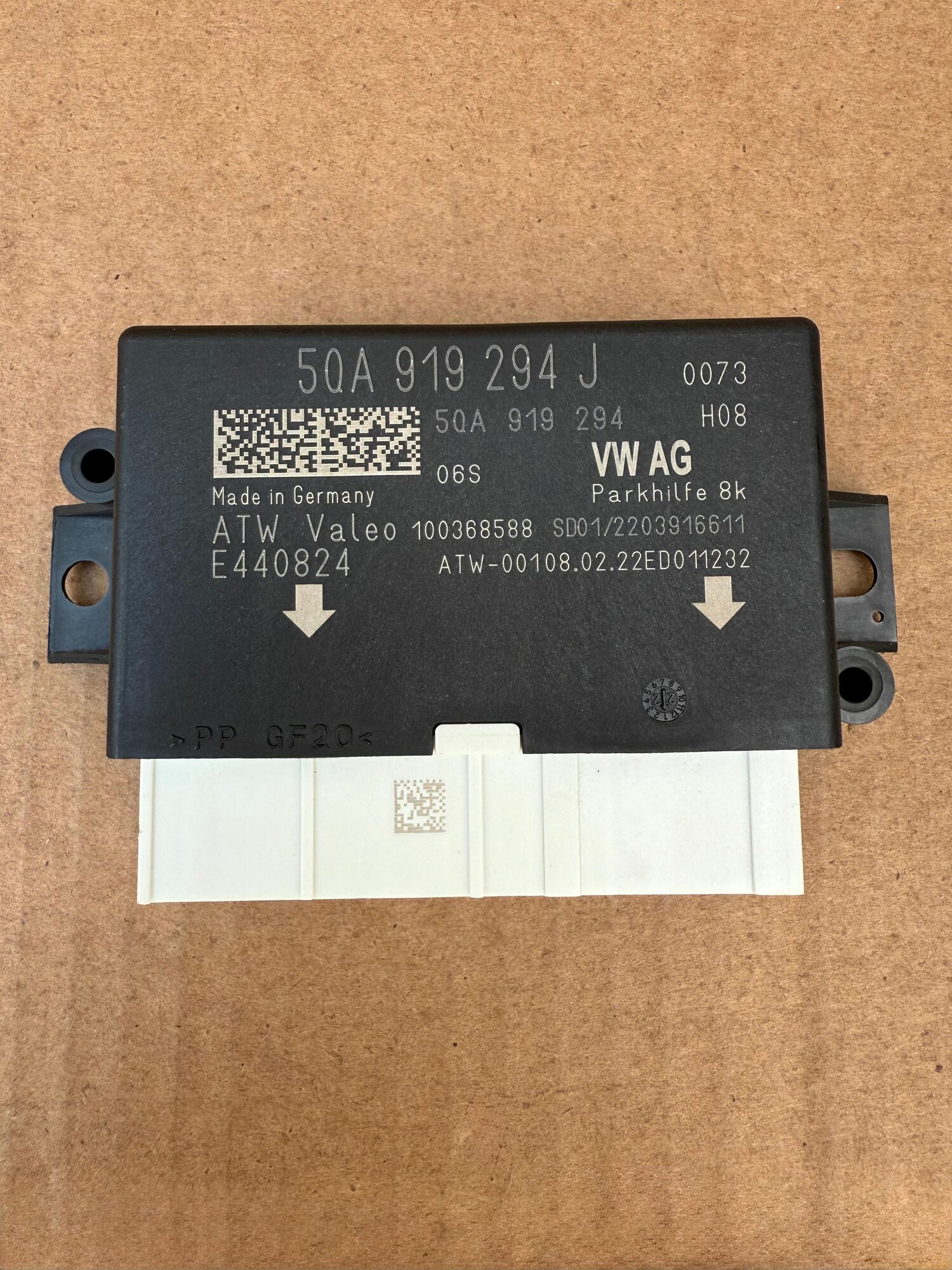 5QA919294J Блок управления 8 парктрониками VAG оригинал новый, управление парковочным ассистентом