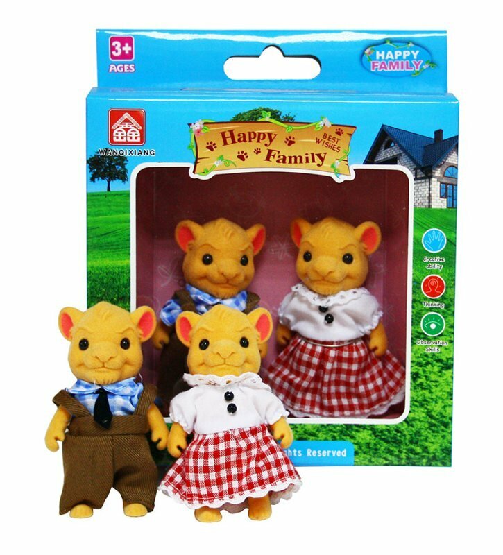 Happy Family Фигурка Семья "Львов"