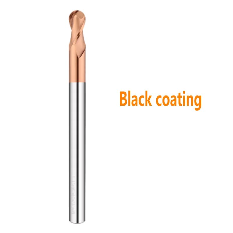 Фреза твердосплавная двухлезвийная 120/150/200 мм Bronze coating, R5XD10X20X150X2T