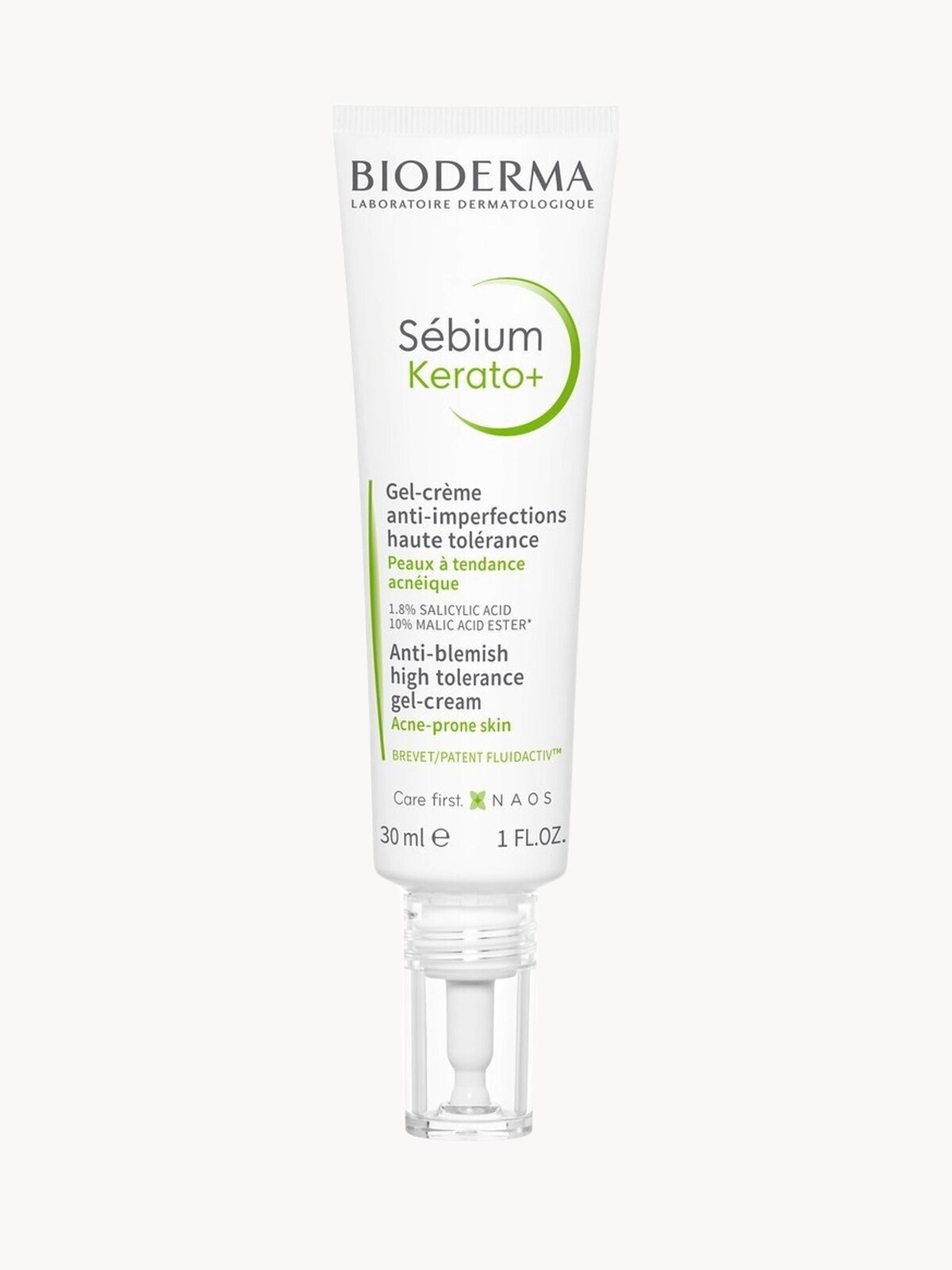 BIODERMA Sebium Kerato+ Гель-крем для проблемной кожи против воспалений и черных точек, 30 мл