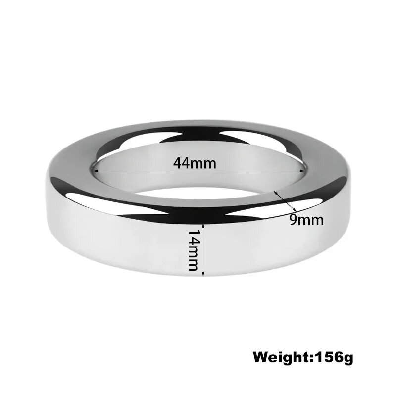 5-размерное металлическое кольцо на член, секс-игрушки для мужчин, замок для пениса, задержка эякуляции, кольца для пениса, вес, кольцо для пениса, секс-игрушки для взрослых 18+ 44MM