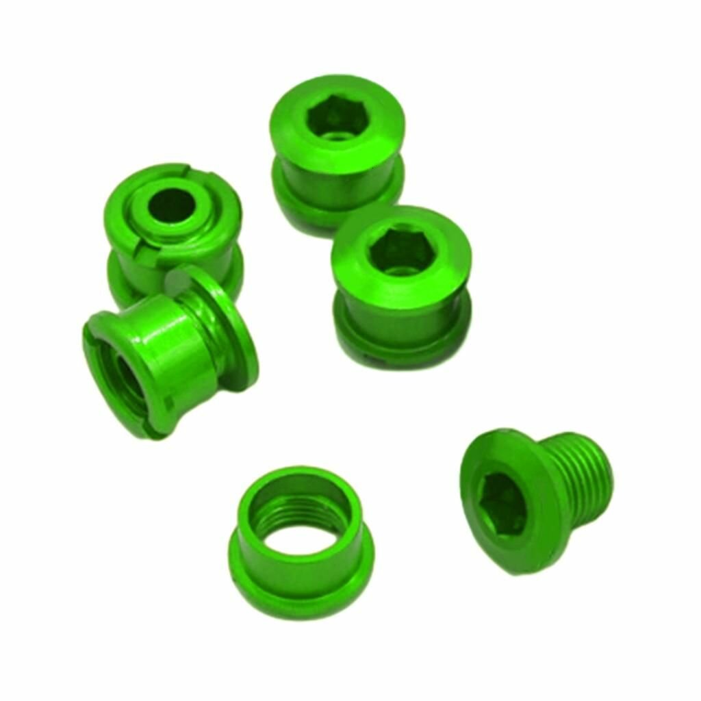 Болты для звезды велосипеда, Зеленый - 6.4MM