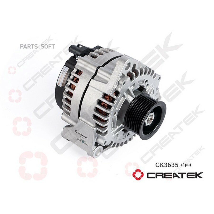 Генератор MC 11 (28V-110A) CREATEK от официального дистрибьютора, CREATEK, артикул CK3635