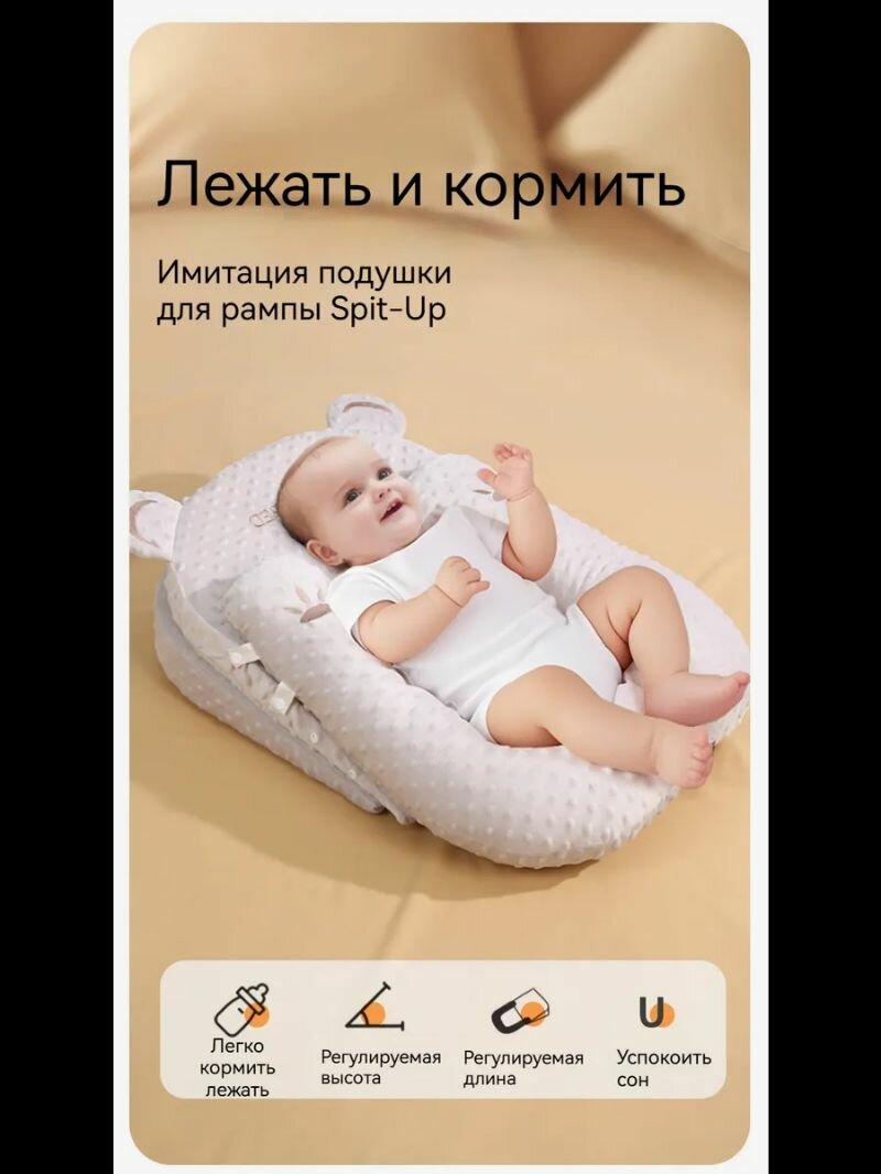 Подушка ортопедическая для сна комфортная анатомическая подушка на натуральных наполнителях для спальни