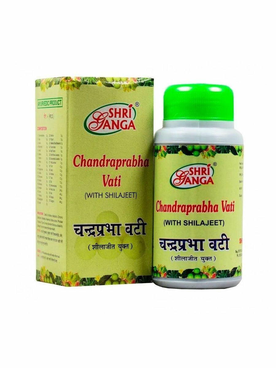 Чандрапрабха Вати Шри Ганга / Chandraprabha Vati Shri Ganga 100 гр (табл)