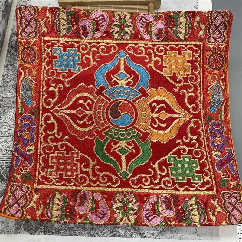 Коврик для буддийского зала в тибетском стиле Diamond Red