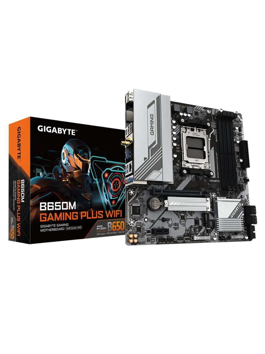 Материнская плата B650M GAMING PLUS WIFI AM5 AMD B650 mATX R