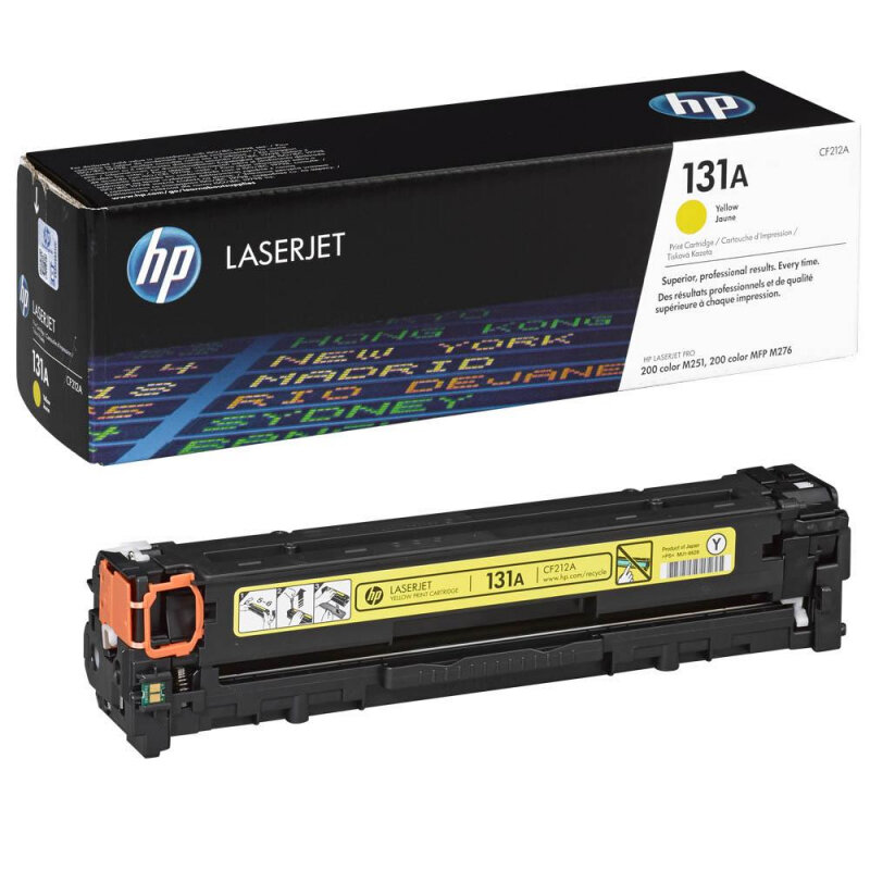 Картридж лазерный HP CF212A желтый (131A) yellow
