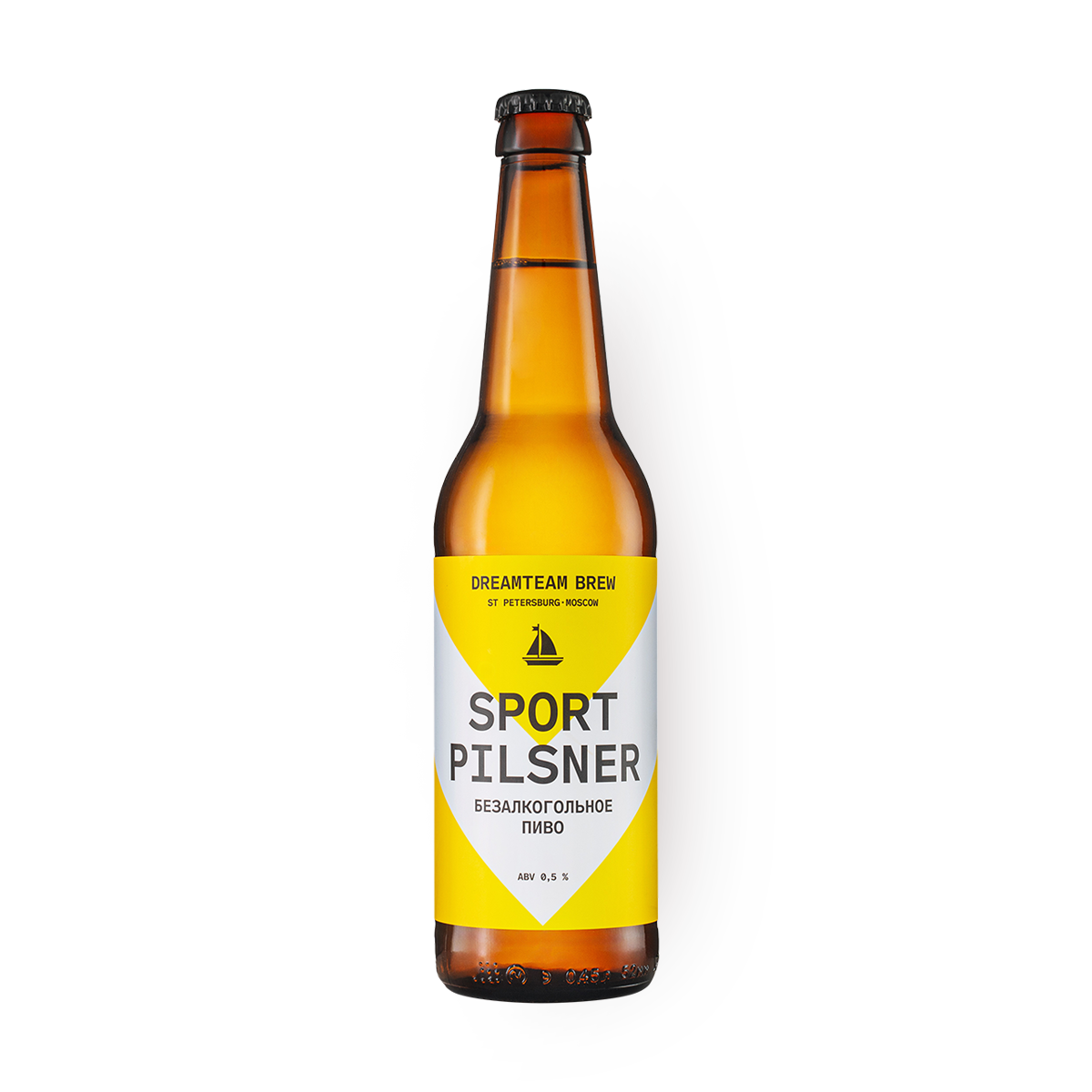 Пиво DREAMTEAM BREW Sport Pilsner, безалкогольное, фильтрованное, 0,45 л