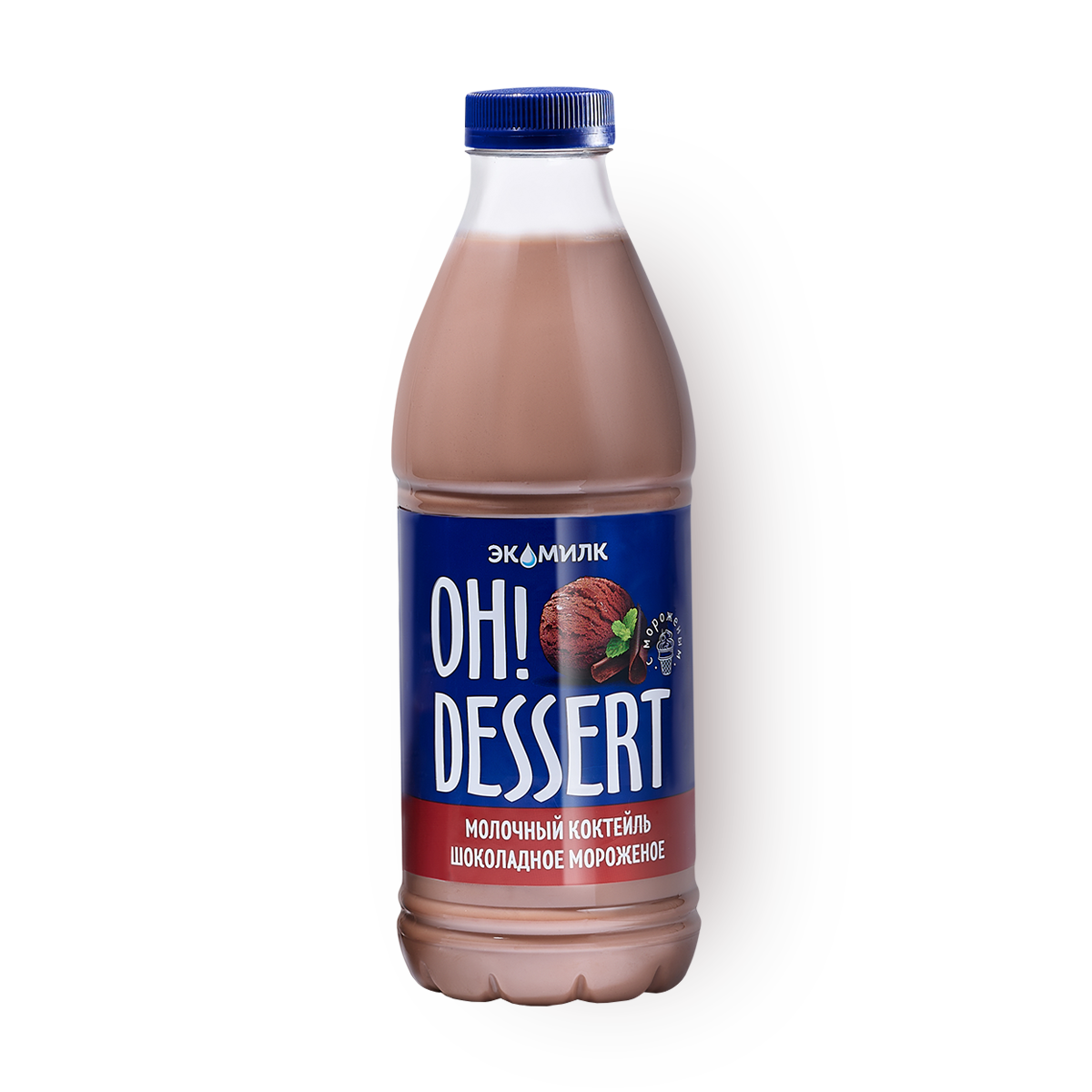 Коктейль Экомилк Oh! Dessert, молочный, шоколадный, 2%, 900 мл