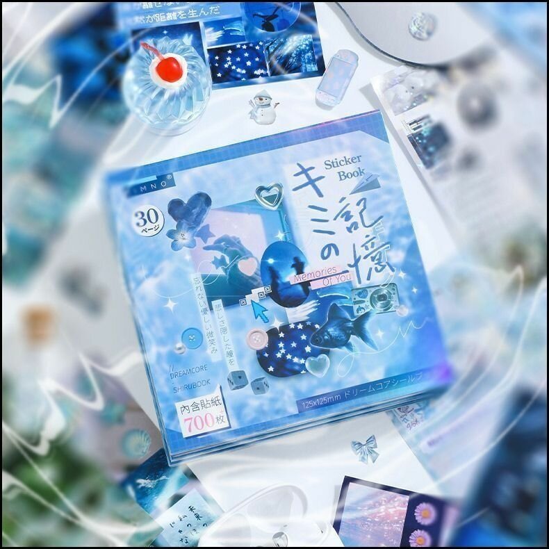 Японский стикербук; декоративный блокнот