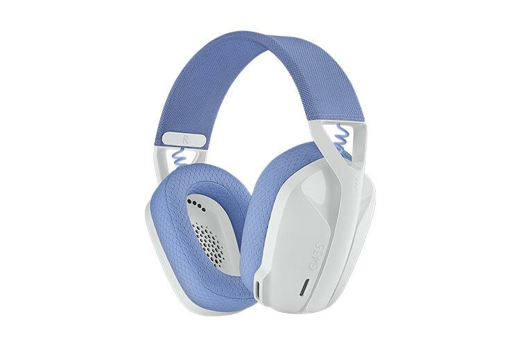 Наушники беспроводные Logitech G435 для игр, белые, высокое качество звука