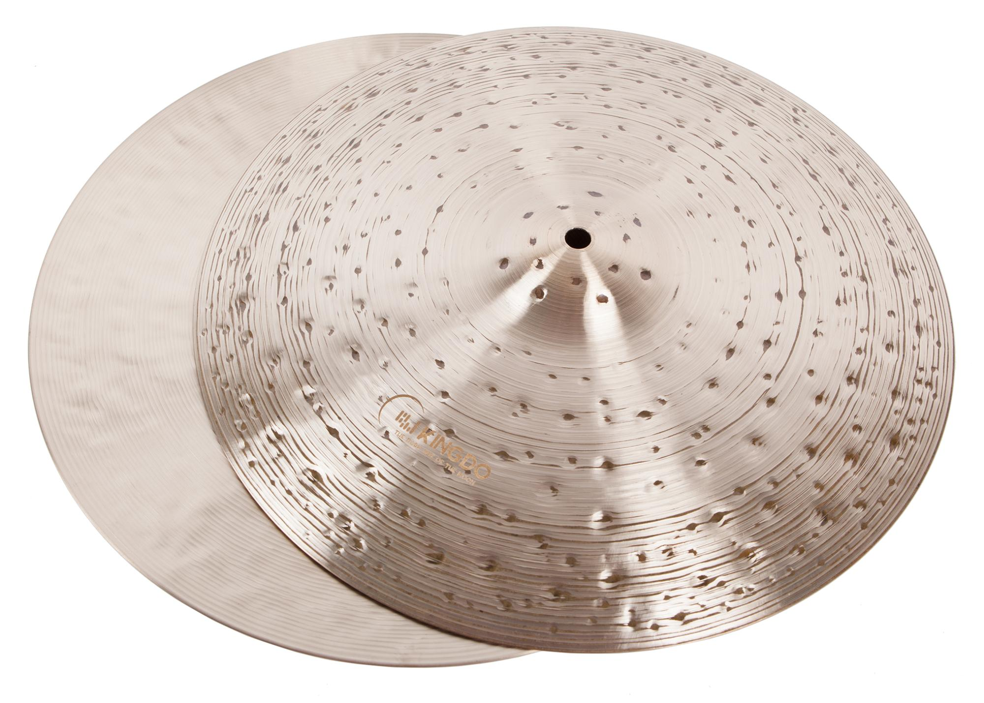 KINGDO 15" DARK MOON HI-HAT - комплект тарелок hi-hat, размер 15", сплав В20 medium-thin, звучание смешанное, тон тёмный
