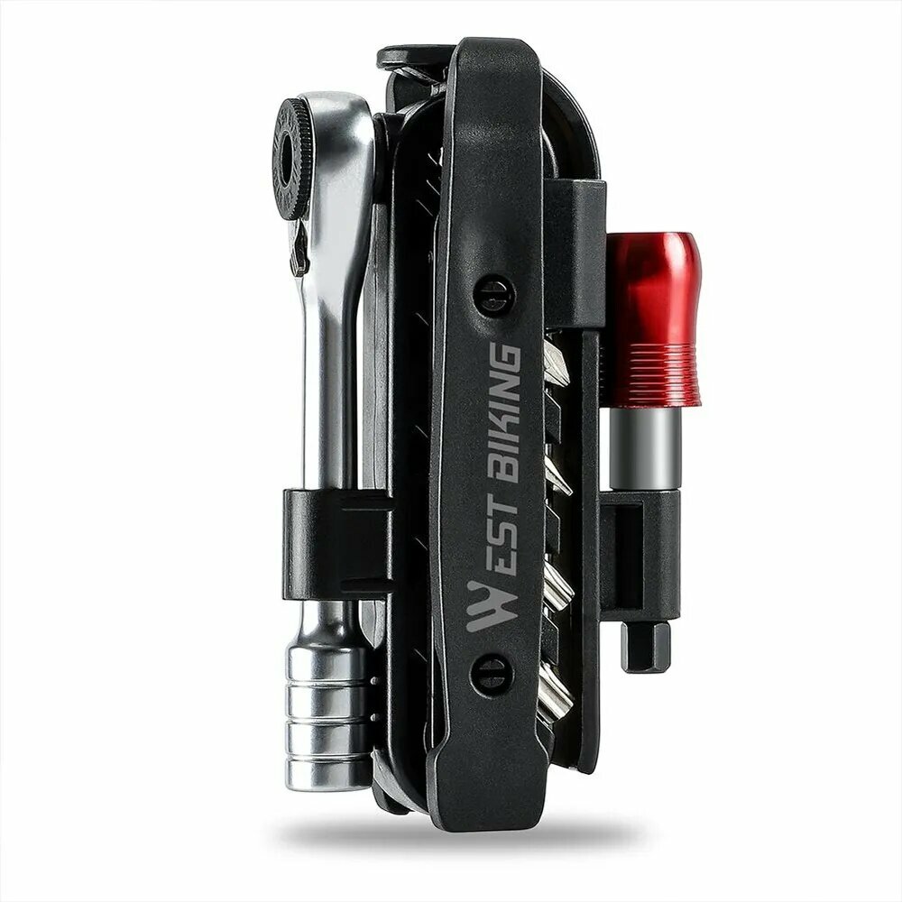 Набор инструментов WEST BIKING, складной с битами из легированной стали