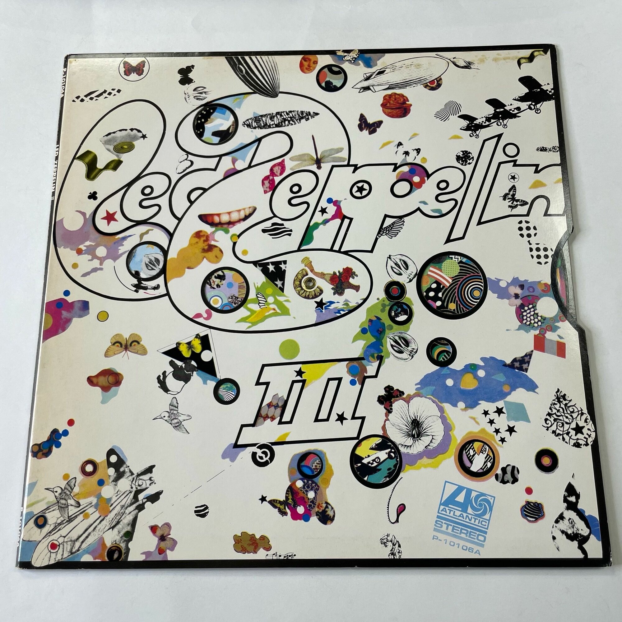 Винтажная виниловая пластинка LP Led Zeppelin 3 III (Япония 1976) (Без Оби)
