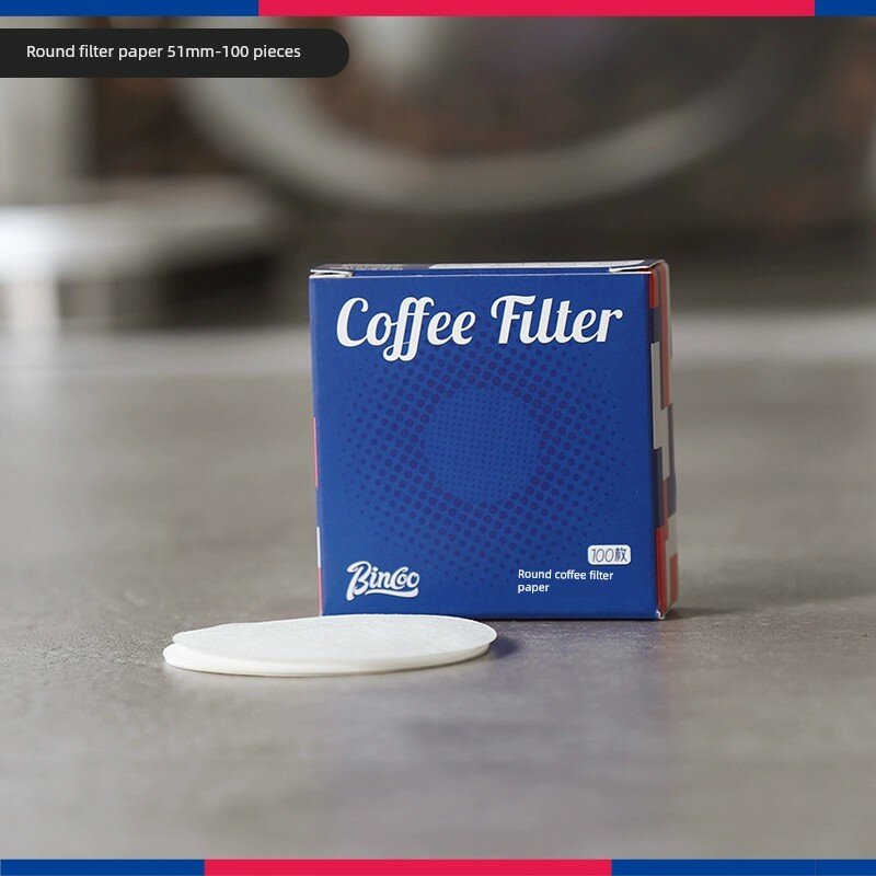 Бумага для фильтрации кофе Bincoo ручной работы, в форме веера, для кофеварок Мока, с коробкой для хранения и ручкой