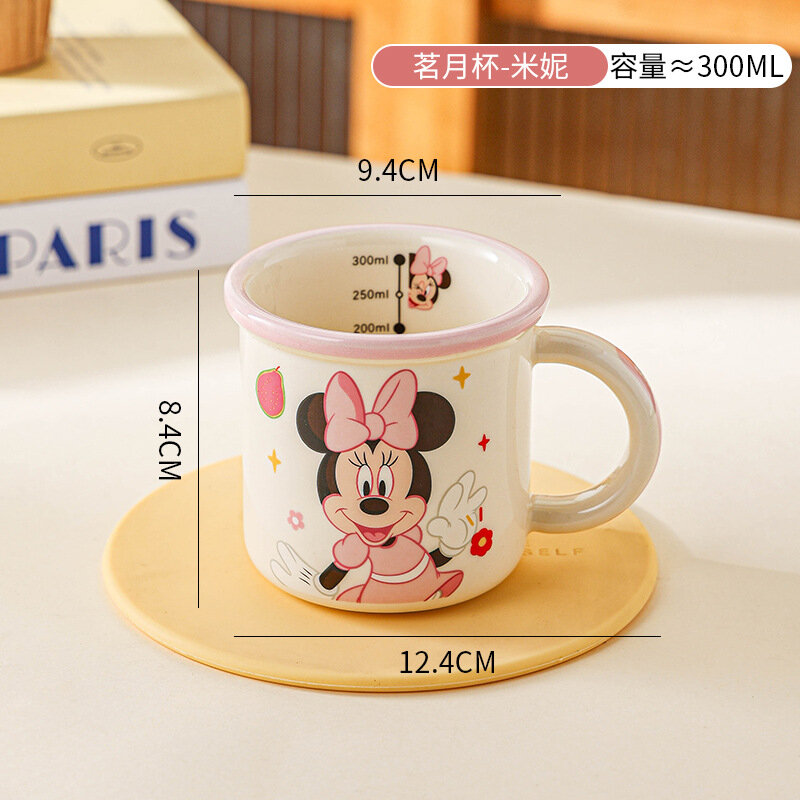 Керамическая кружка Disney, офисная кружка для питья 2025, новая высококачественная кружка, мультяшная милая кофейная кружка