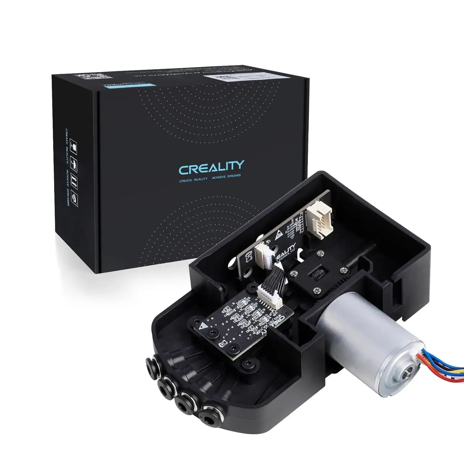 Комплект нижнего кронштейна Creality CFS_безщеточный двигатель_0,35A_24V_L11_плоский вал_1 Пятиходовой комплект для деталей 3D-принтера K2 Plus CFS