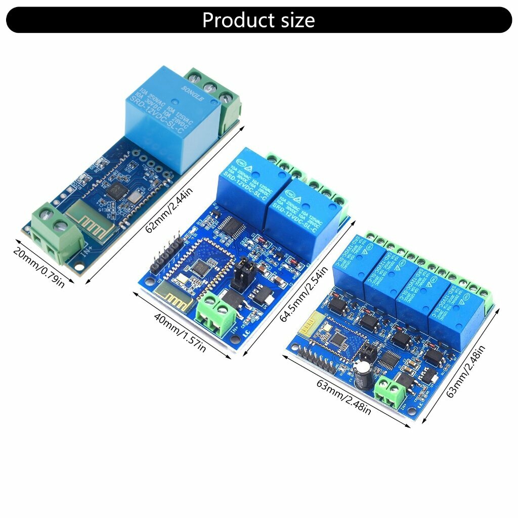 Модуль реле Bluetooth 12V для IoT — фото 1