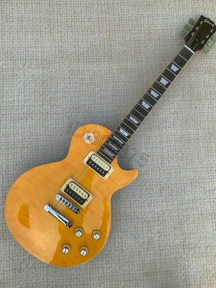 Электрогитара Электроакустическая Les Paul 6-струнная, корпус Махагони 39"