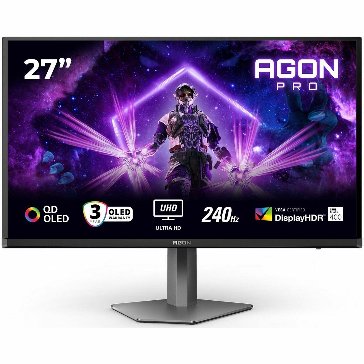26.5" Монитор AOC AGON AG276UZD, QD-OLED, 3840x2160, 240 Гц (AG276UZD)