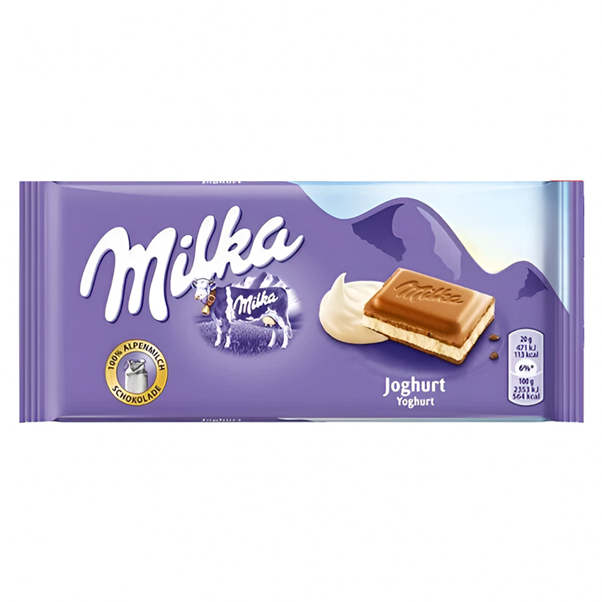 Milka Joghurt плитка шоколада милка с йогуртом 100 гр