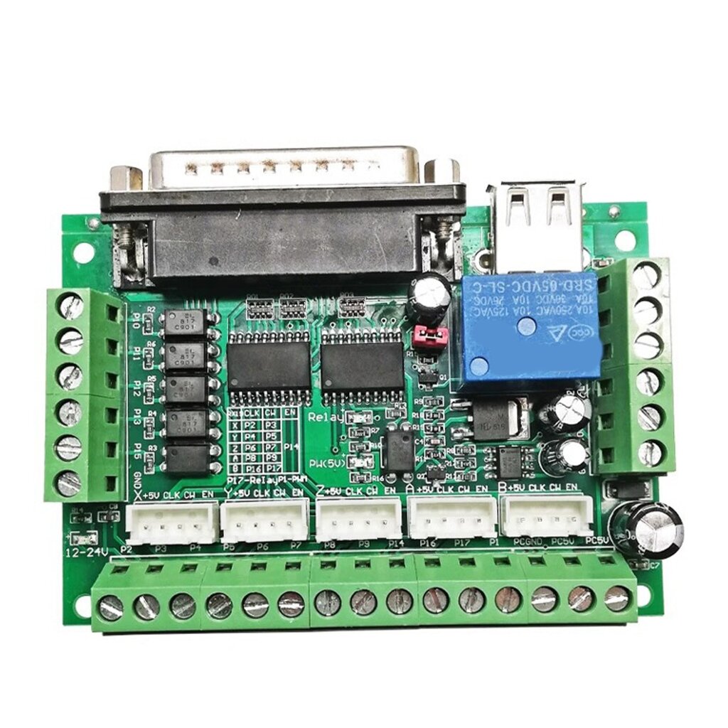MACH3 гравировальный станок CNC5 axis stepper motor driver-драйвер шагового двигателя с разъемом USB 0,5 м