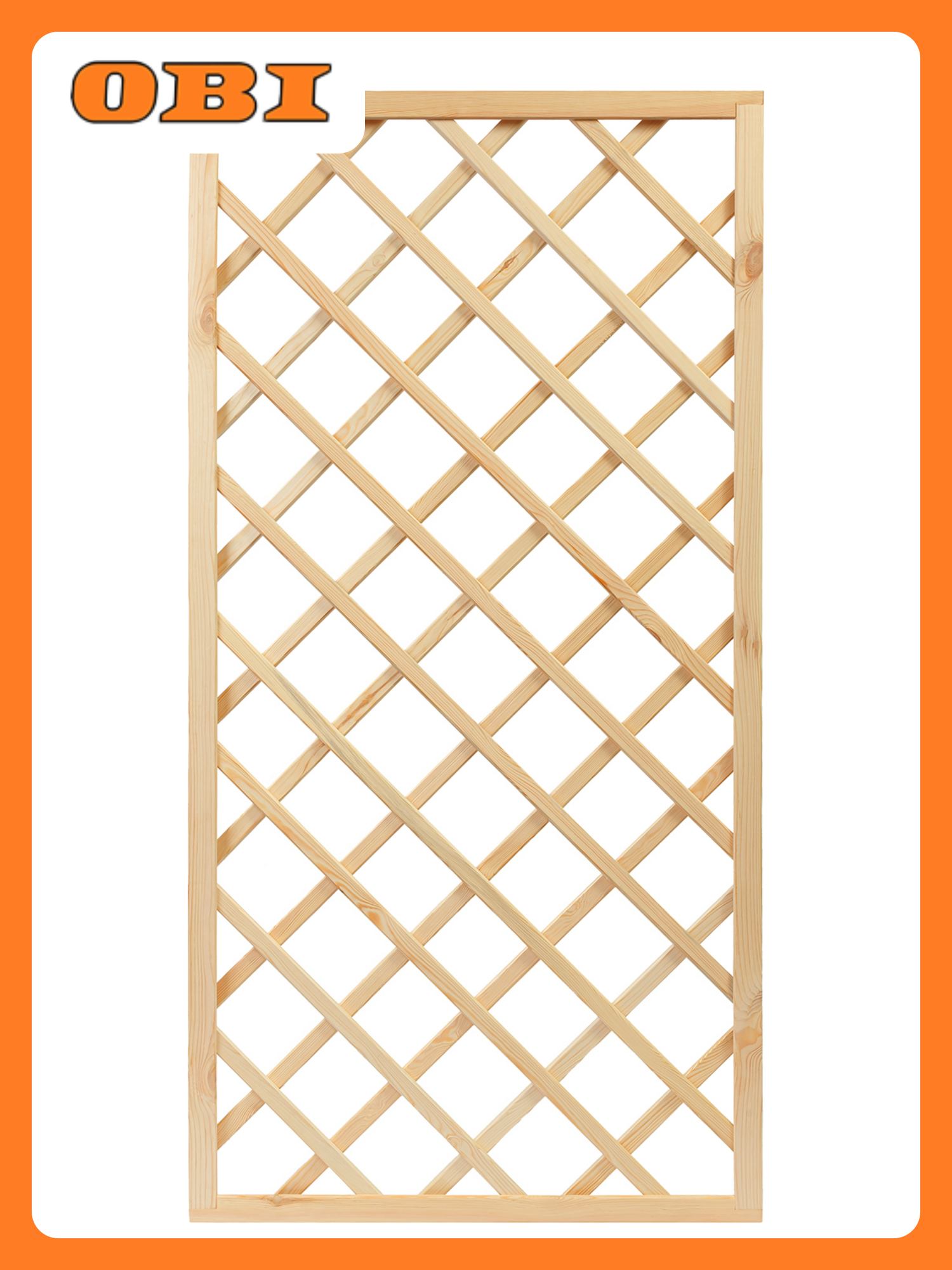 Забор деревянный ромб 180х90 см сосна