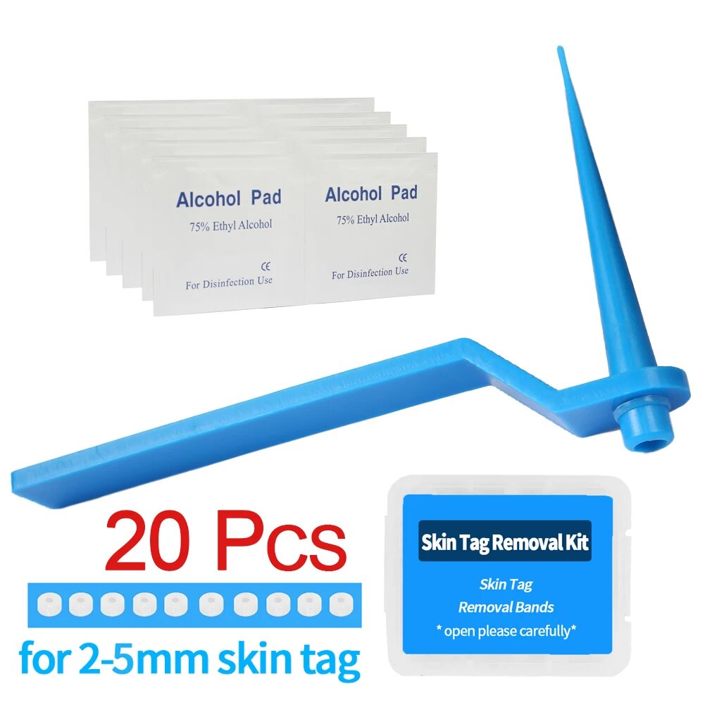 Набор для удаления родинок и бородавок 20 Rubber band kit