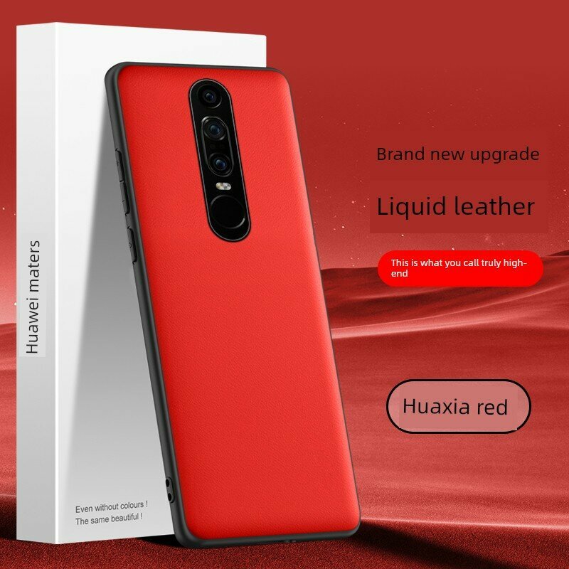 Премиум-чехол из искусственной кожи для Huawei Mate RS Porsche Design, китайский красный, полная защита,