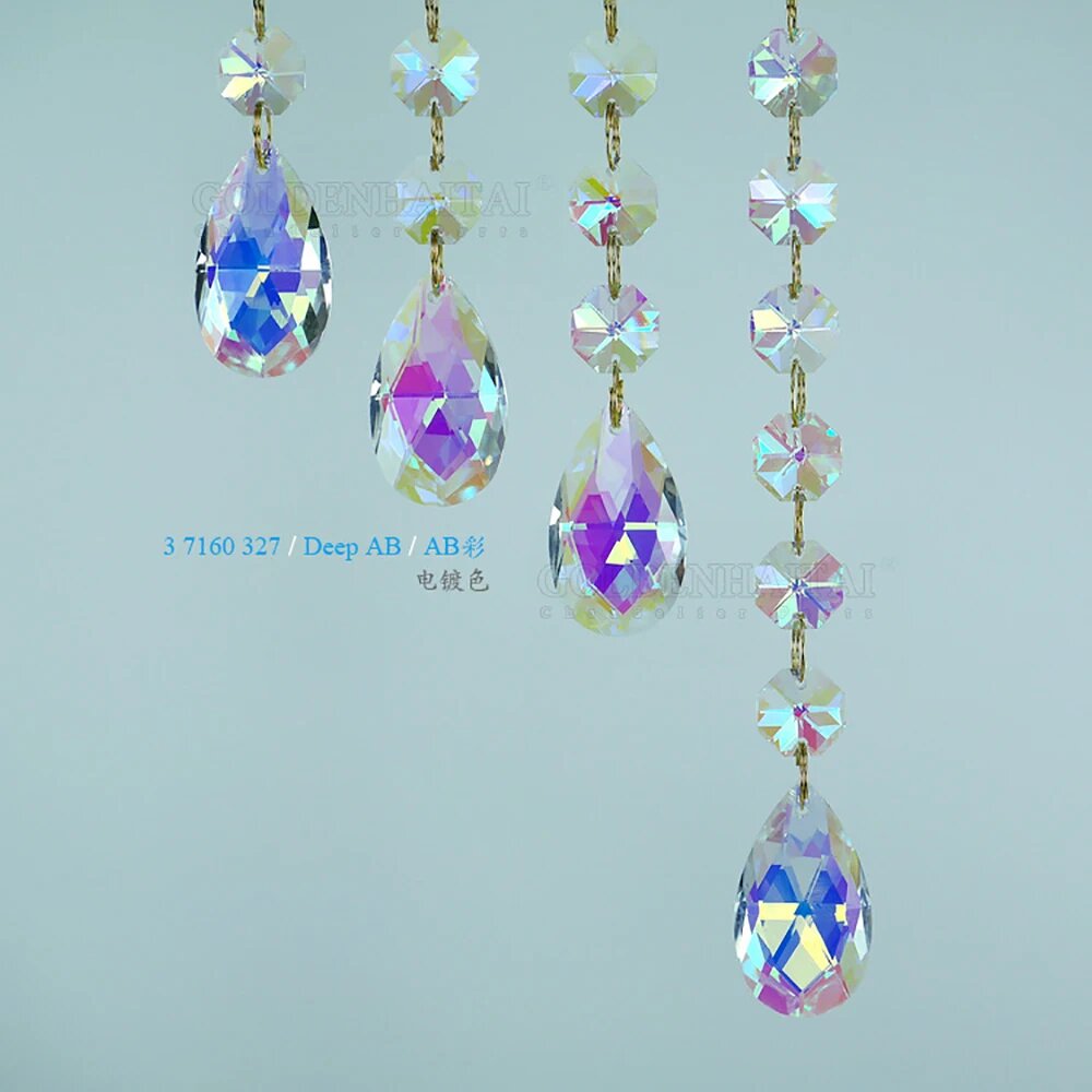 Хрустальные подвески для люстры 38 мм XL, AB color