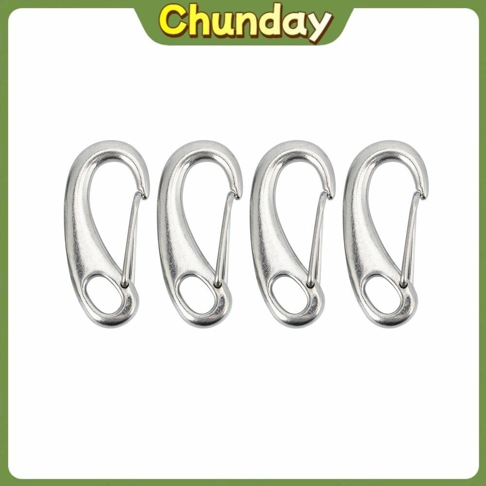 4 шт карабинов 70 мм из нержавеющей стали для веревки