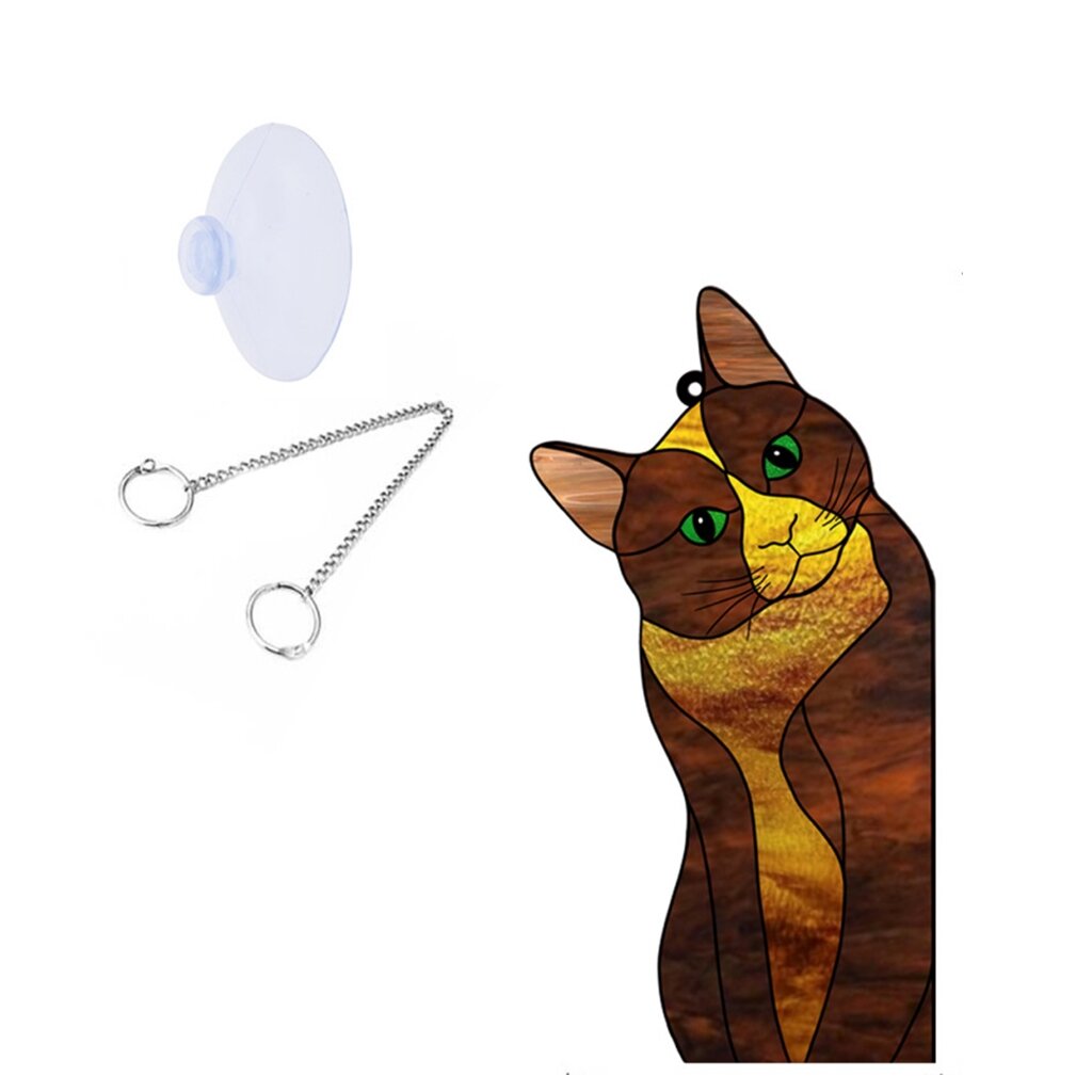 Витражи-ловцы солнца "Птицы на ветке"