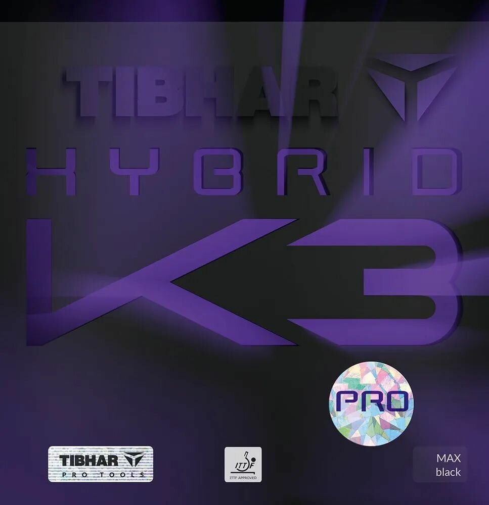 Накладка для настольного тенниса TIBHAR HYBRID K3 pro, red MAX