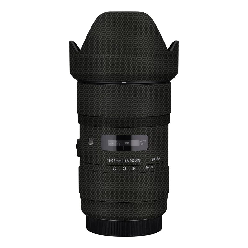Защитная пленка Sigma 18-35mm F1.8 для Canon EF Mount, полная защита с 3M клеем, матовый черный