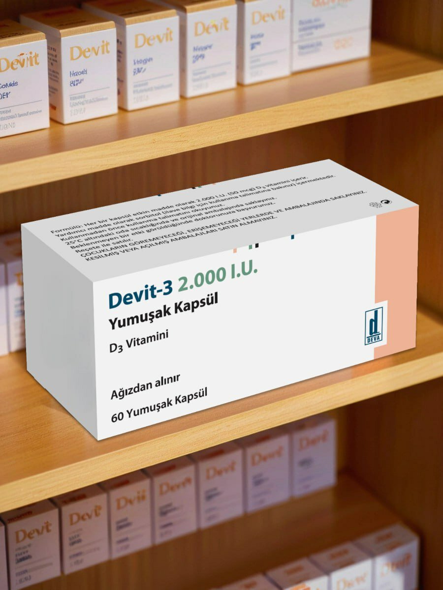 Витамин Д 2000 МЕ Девит-3, 60 капсул