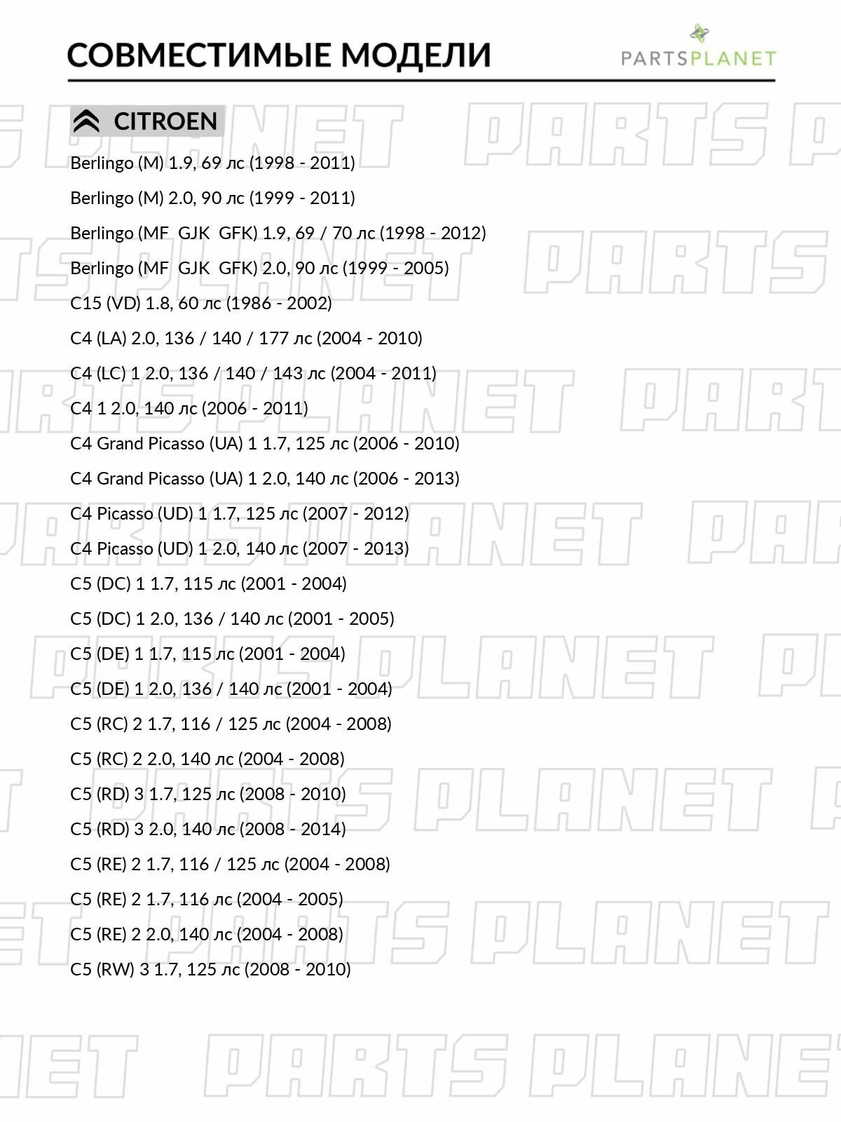 Стартер 12V, z 10, 1.4кВт, для Ситроен C4 2004-2010, 1 2004-2011, C5 1 2001-2004, Пежо 206 1999-2007, CC 2000-2008 арт DSN3004 — фото 1