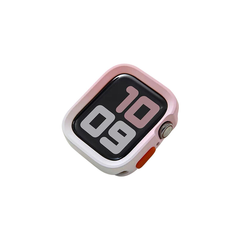 Защитный чехол для Apple Watch Akkerds, matte gradient-pink gradient white, 40mm EU