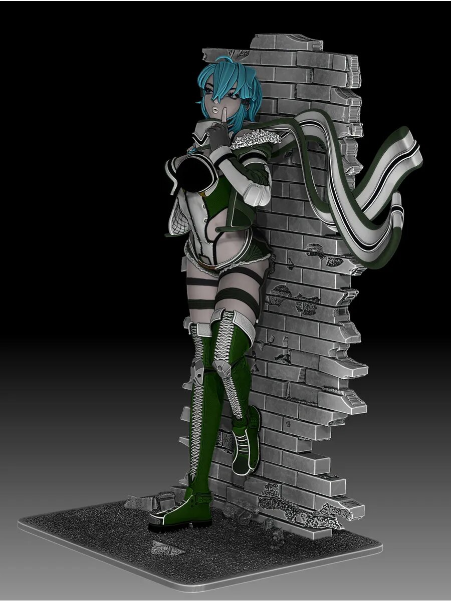 Коллекционная фигурка Sword Art Online - Sinon 20 см